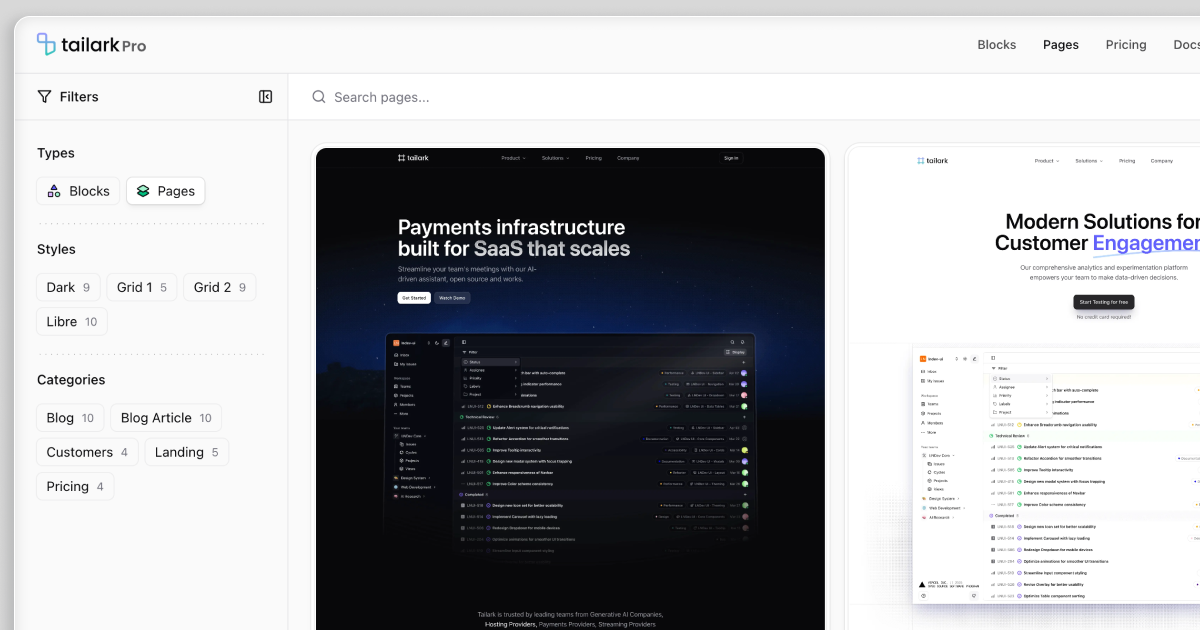 Complete Pages - Tailark Pro